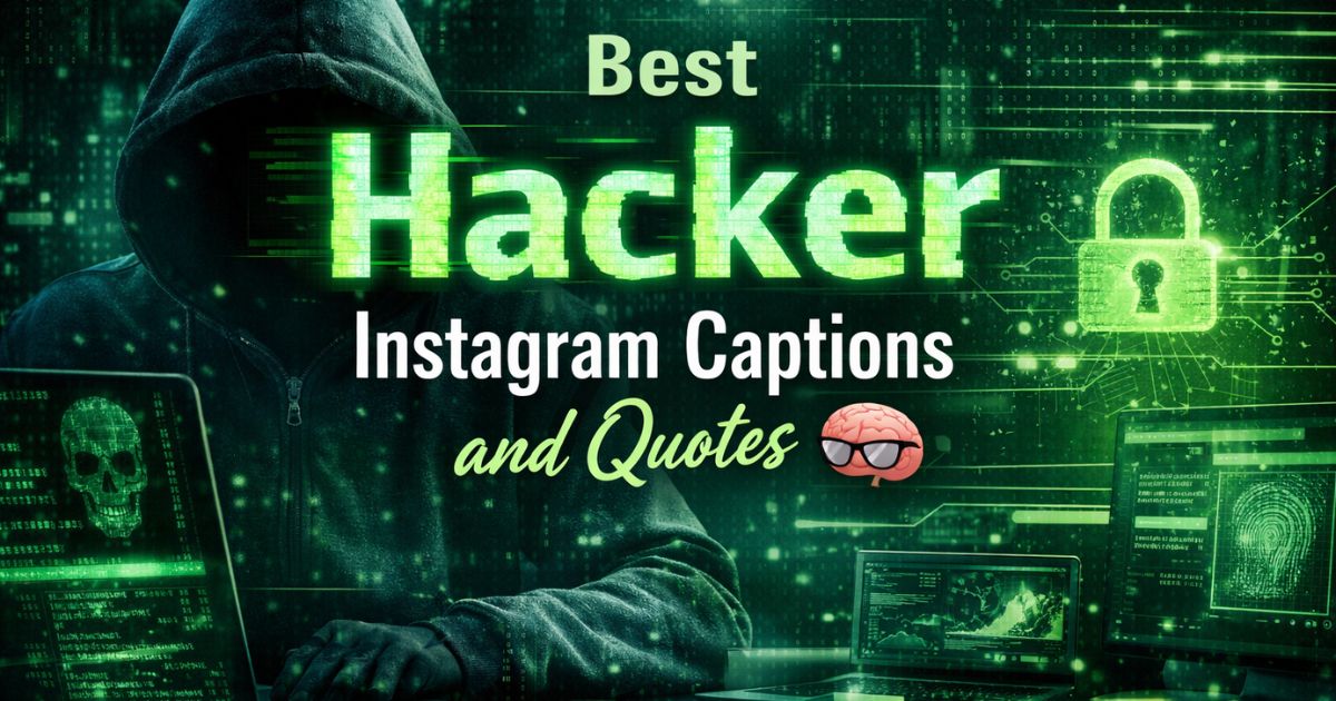 Top 670+ Hacker Instagram Captions That Look Smart & Powerful - At Caption