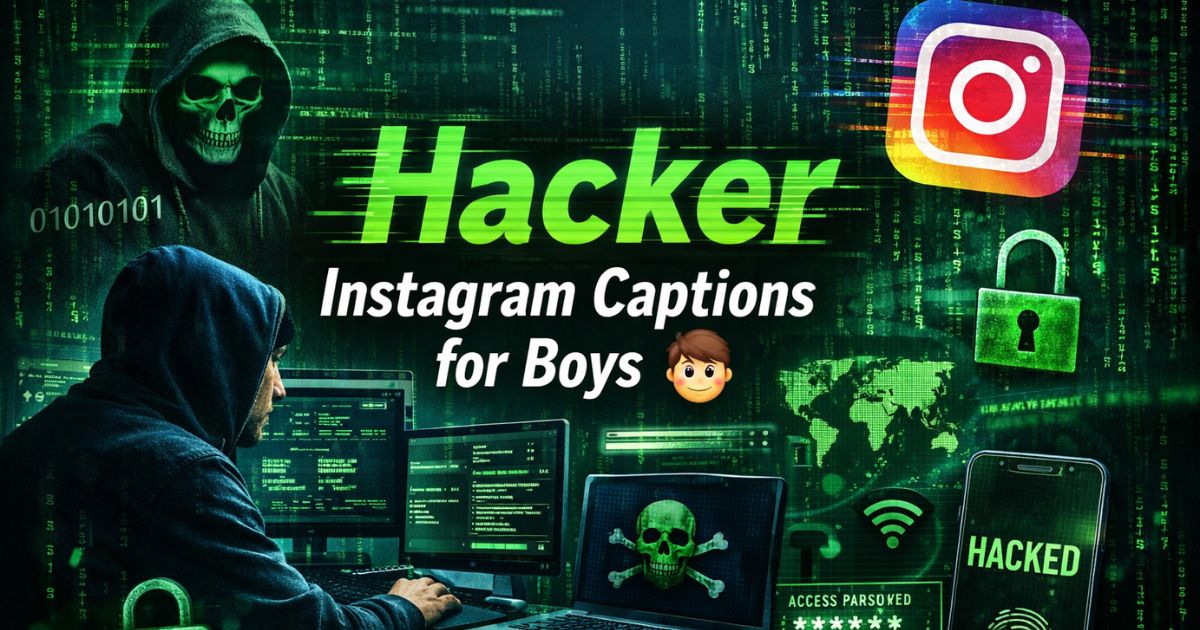 Top 670+ Hacker Instagram Captions That Look Smart & Powerful - At Caption