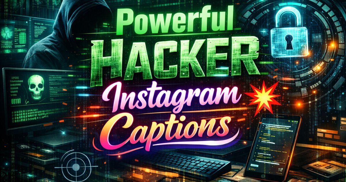 Top 670+ Hacker Instagram Captions That Look Smart & Powerful - At Caption