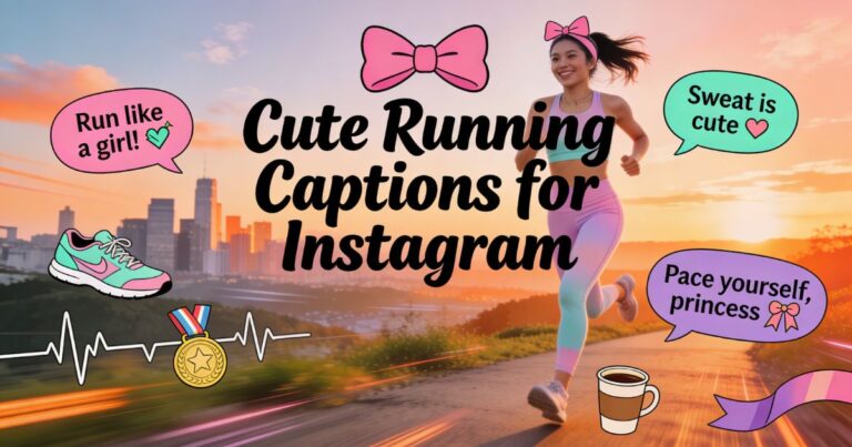 650+ Running Captions for Instagram That Push You - At Caption