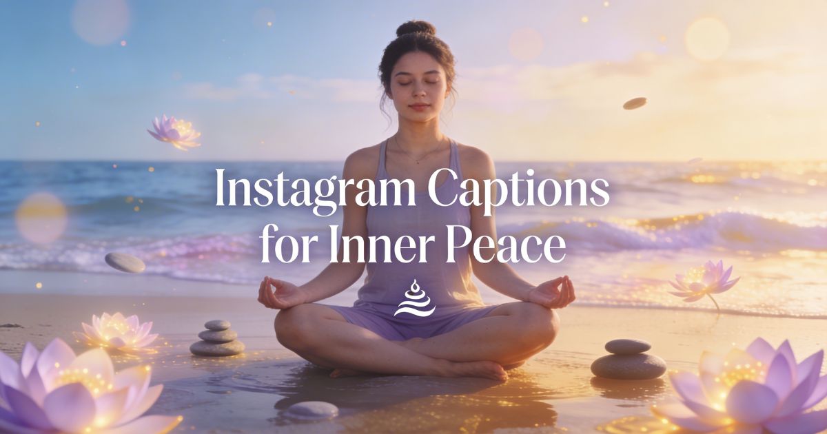 650+ Peace Captions for Instagram That Inspire Calm - At Caption