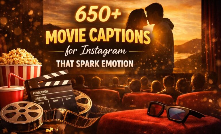 650+ Movie Captions for Instagram That Spark Emotion - At Caption